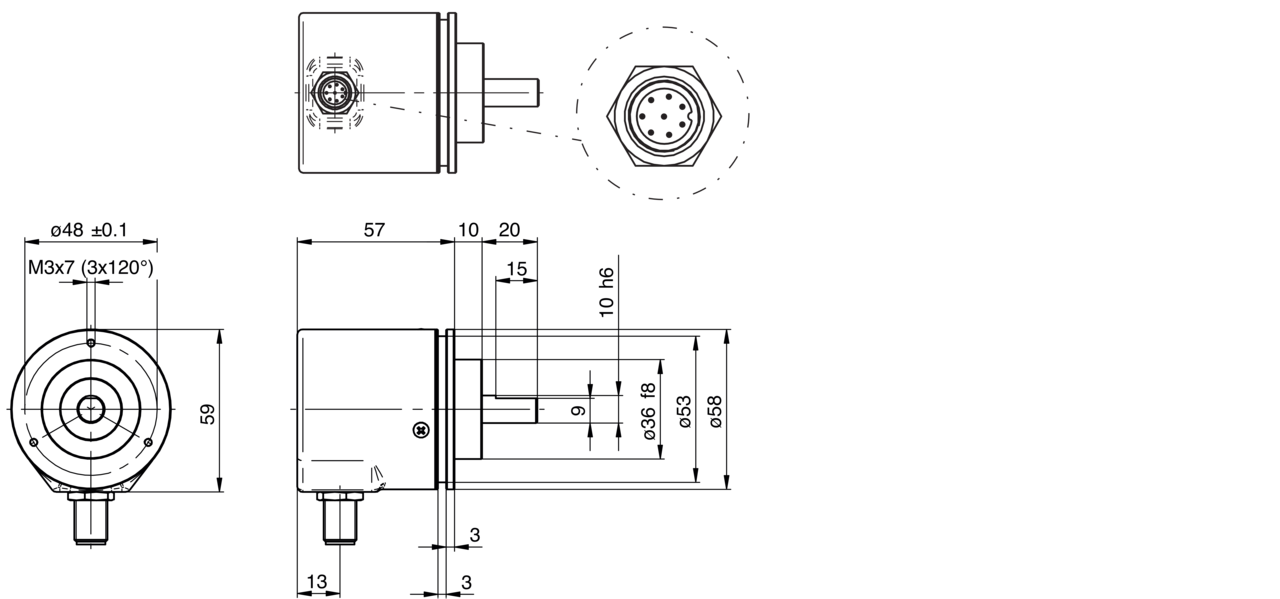 GBM2W | Codificadores absolutos | Baumer Brazil