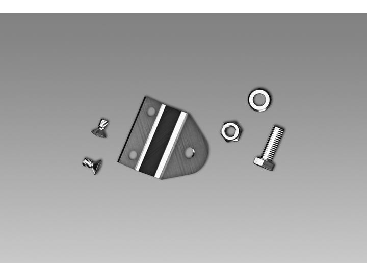 Support plate mounting kit R63 for torque arm size M6 | Mounting hollow shaft encoders | Baumer ...