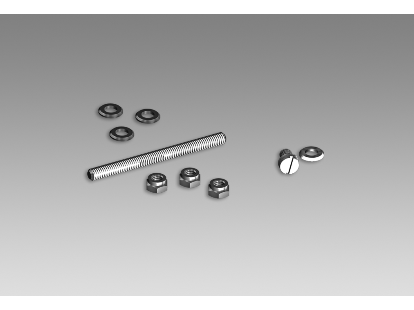 Mounting kit for torque arm size M6 and earthing strap | Mounting ...