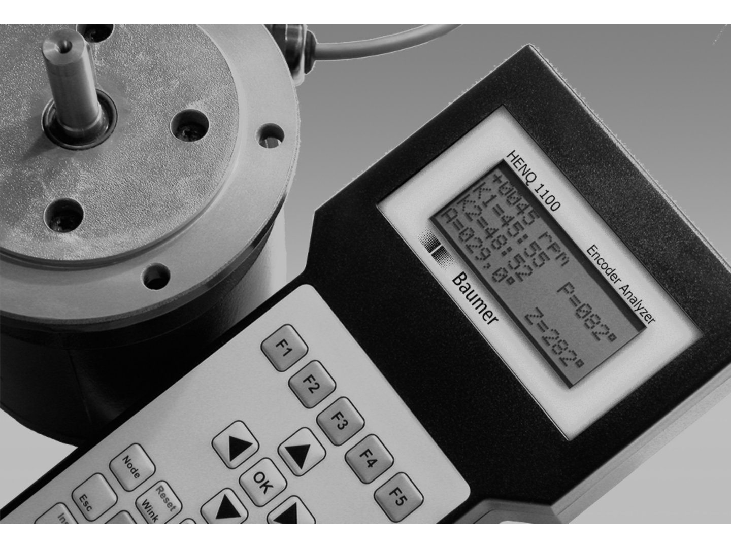 Analyzer for encoders HENQ 1100 | Diagnostic tools | Baumer international