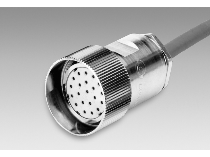 Female connector M27, 21-pin, 10 m cable (Z 132.007) | Cables ...