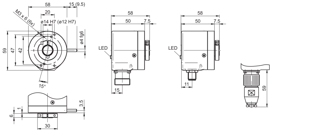 G0P5H - CANopen® | Absolute encoders | Baumer international