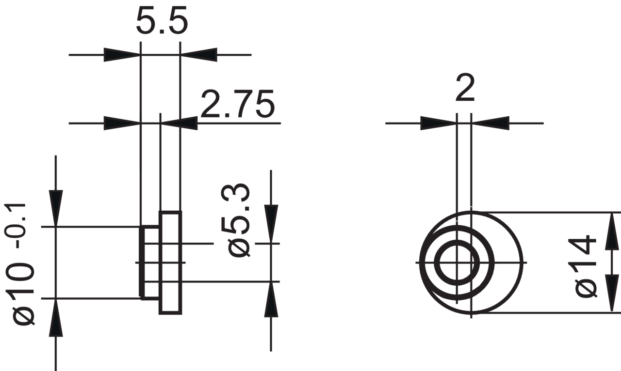 Eccentric fixing, single (Z 119.006) | Mounting solid shaft encoders ...