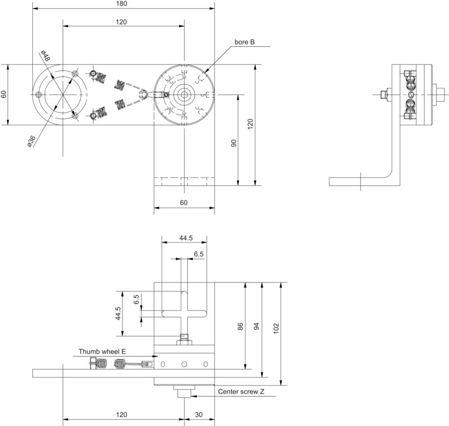 Spring encoder arm | Mounting solid shaft encoders | Baumer USA