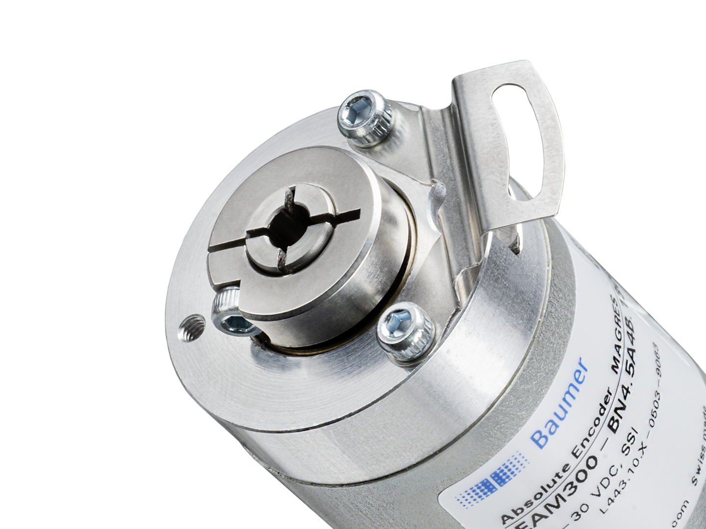 Set of spring plate - EAM300 | Mounting hollow shaft encoders | Baumer ...