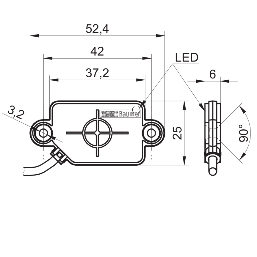 CFDK 25G1155/LN2 | Capacitive proximity sensors | Baumer Great Britain